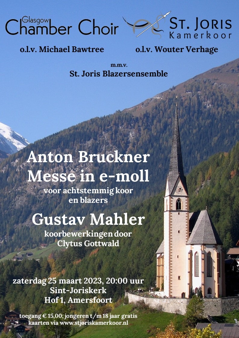 Concert Bruckner & Mahler - Joriskerk Amersfoort